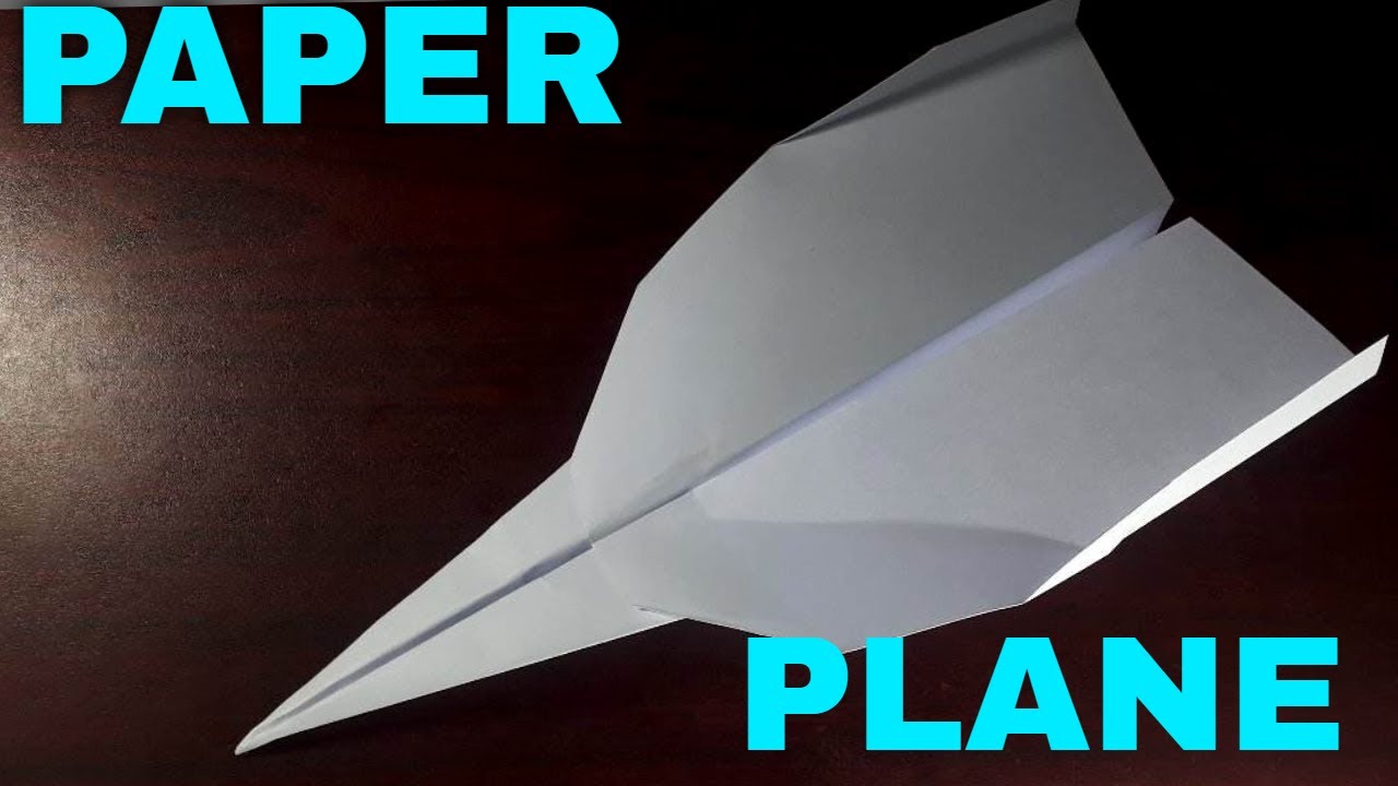 How to make paper plane easy and step by step - YouTube