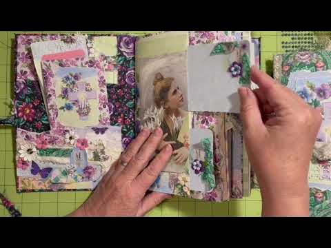 Fast flip through EASTER journals March junk journal challenge 2023 - YouTube