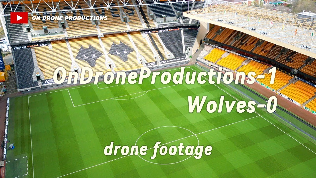 Flight of the Wolves: A Drone View of Football Mastery! - YouTube