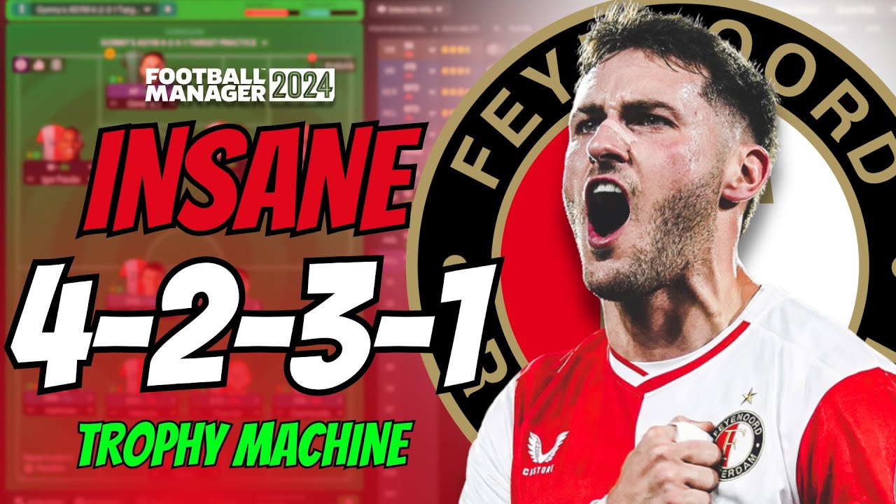 You MUST USE This INSANE FM24 4-2-3-1 Tactic | FM24 Tactics - YouTube