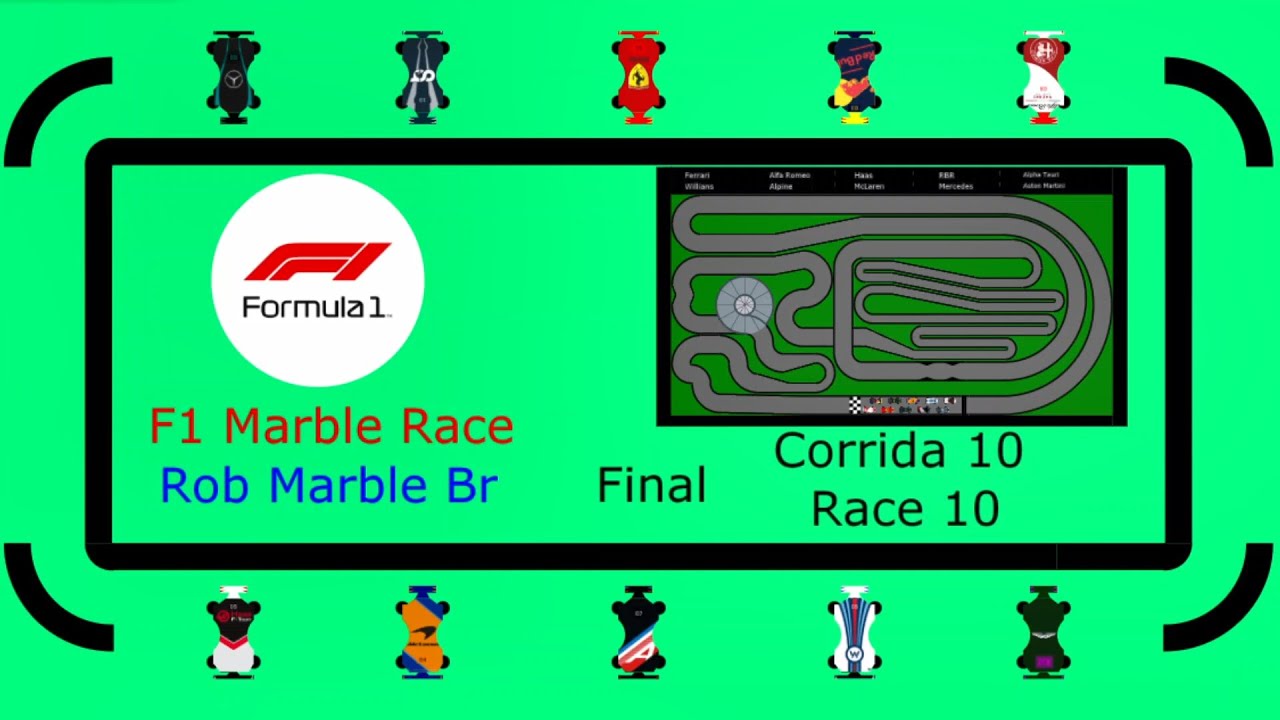 Marble Race - Formula 1 - Final - Corrida 10/Race 10 - YouTube