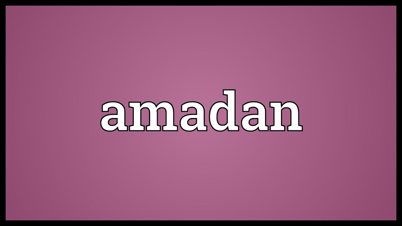 Amadan Meaning - YouTube