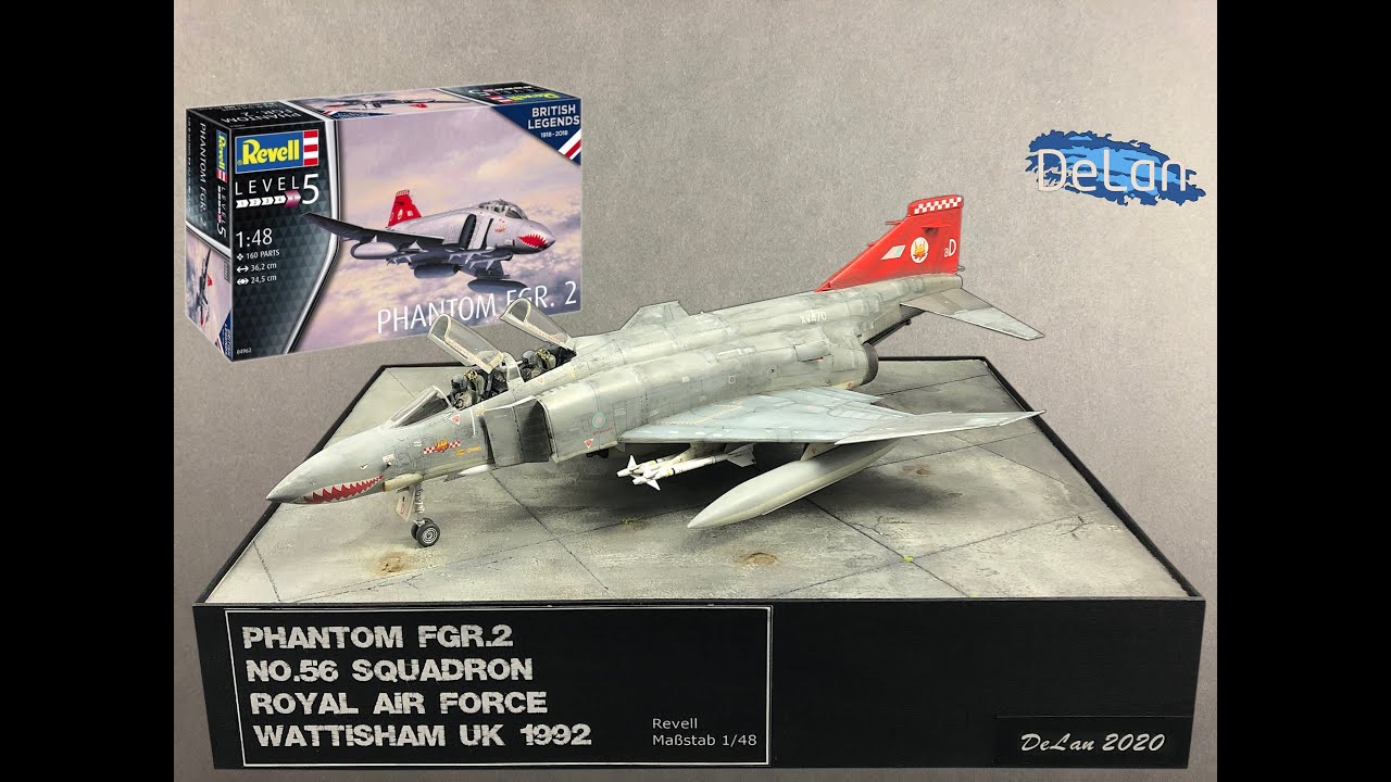Revell Phantom FGR2 1/48 Full Build - YouTube