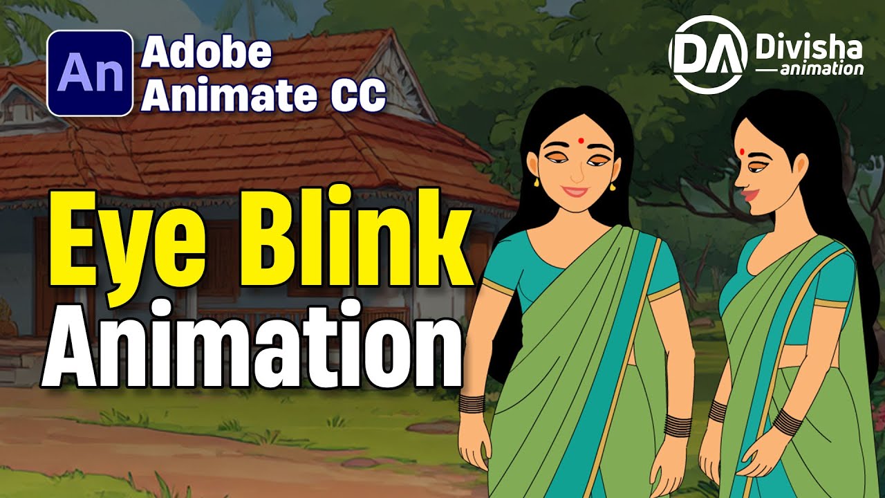 Animate REALISTIC Eye Blinks in Adobe Animate | 2D Character Tutorial ...
