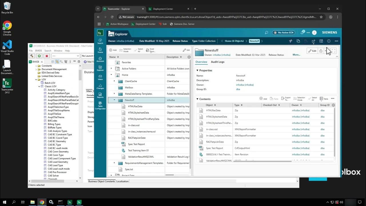 Teamcenter 2412: Understand BMIDE Projects and the User Interface - YouTube