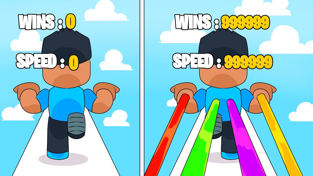 Descobri o Segredo e Fiquei Super Rápido no Race Clicker no Roblox ...