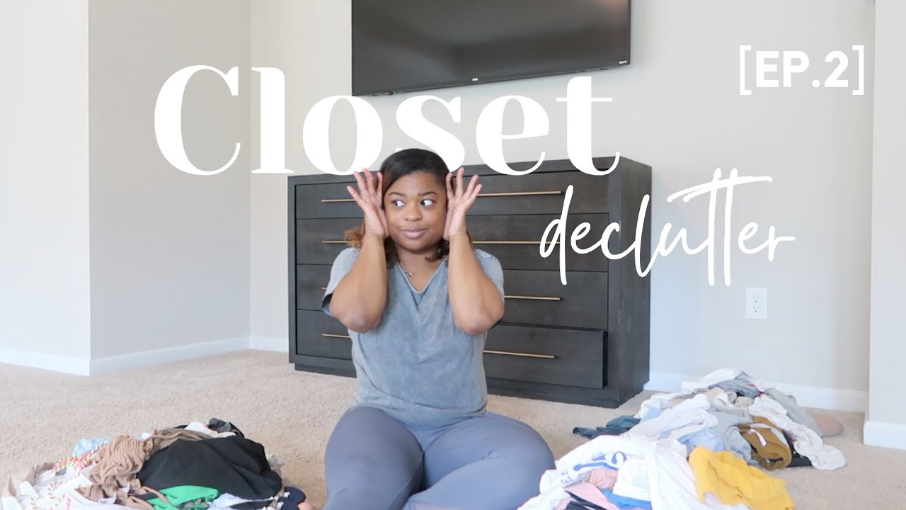 HUGE Closet Decluttering and Organizing | Decluttering Series Ep 2 - YouTube
