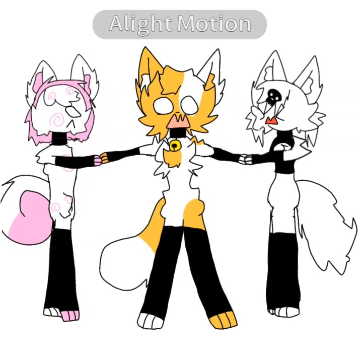 Mika kit vs cream kit vs makiko fox #alightmotion #meme #animation # ...