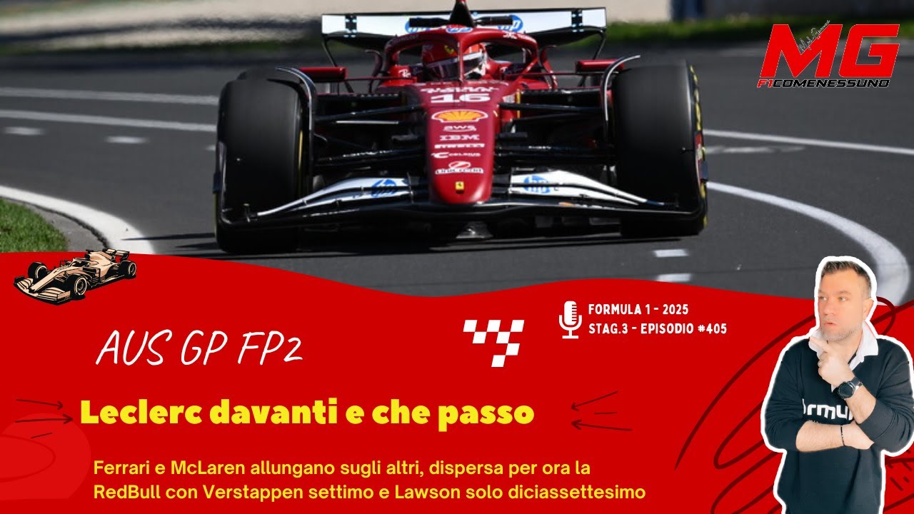 Fp2 Ferrari Leclerc davanti a tutti e che passo - YouTube