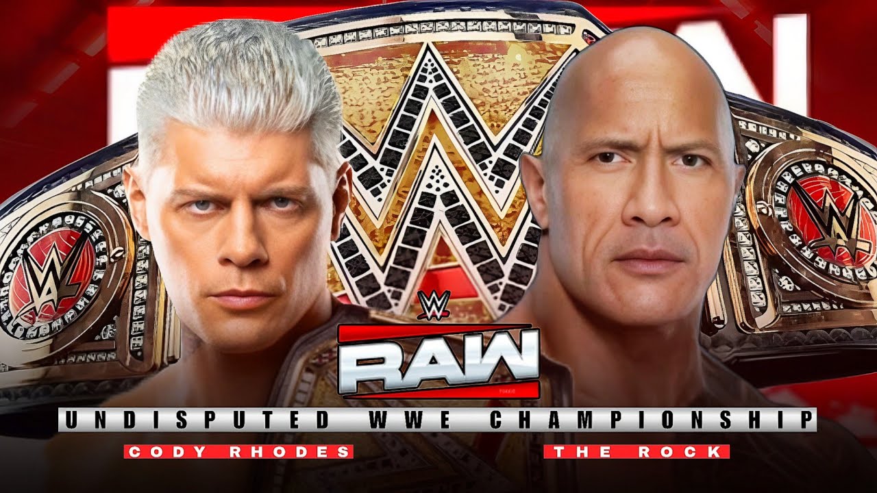 Cody Rhodes vs The Rock Undisputed WWE Championship Full Match | WWE ...