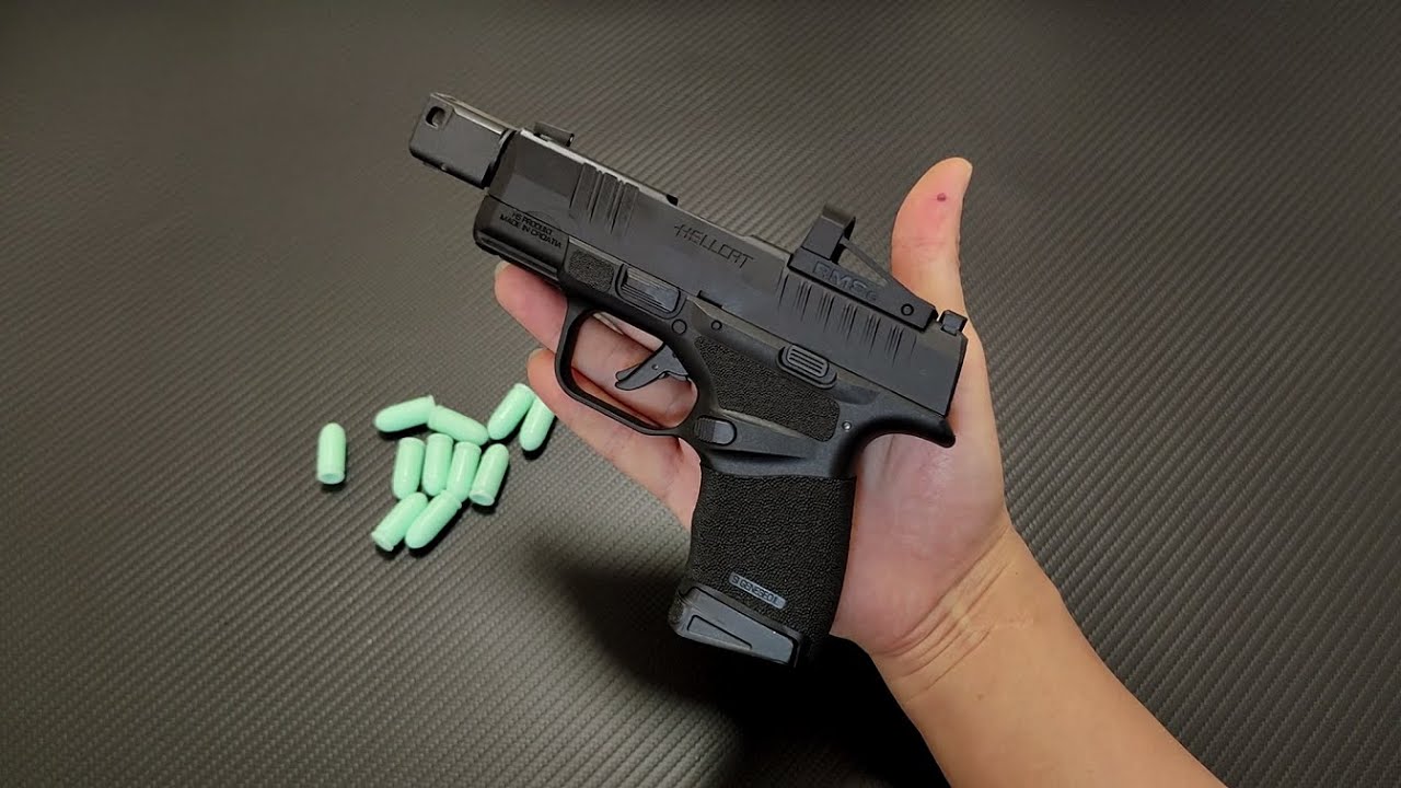 Springfield Armory Hellcat Toy Gun Auto Shell Ejection Laser Pistol ...