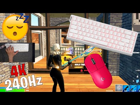 MadLions Mad 68HE ASMR 😴 Tilted ZoneWars Gameplay ⭐ Satisfying Keyboard Fortnite 4K 240 FPS 🏆
