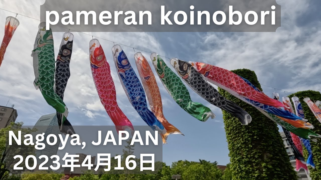 PAMERAN (LAYANGAN) IKAN KOI (KOINOBORI) DI JEPANG - YouTube