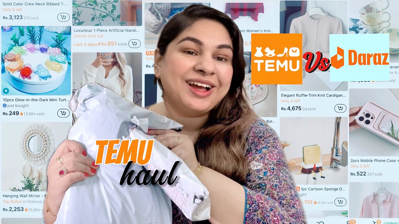 Temu Shopping Haul: Daraz vs. Temu -Which is Better? Temu delivery in ...