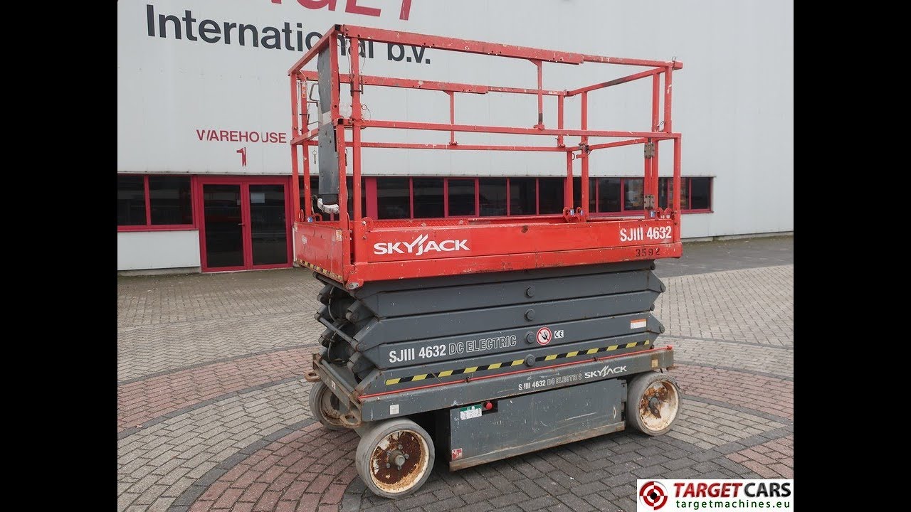 779634 SKYJACK SJ4632 ELECTRIC SJIII-4632 SCISSOR WORK LIFT 2013 ...