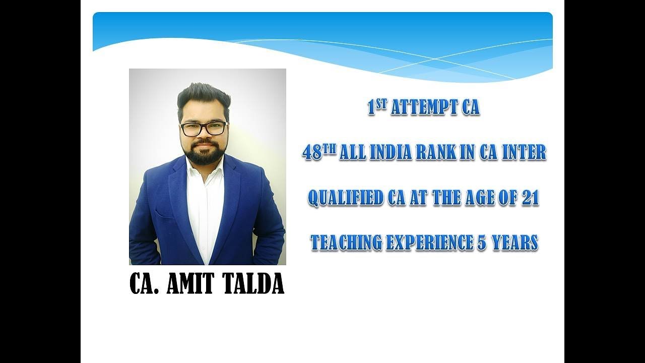 About Amit Talda (Introduction) - YouTube