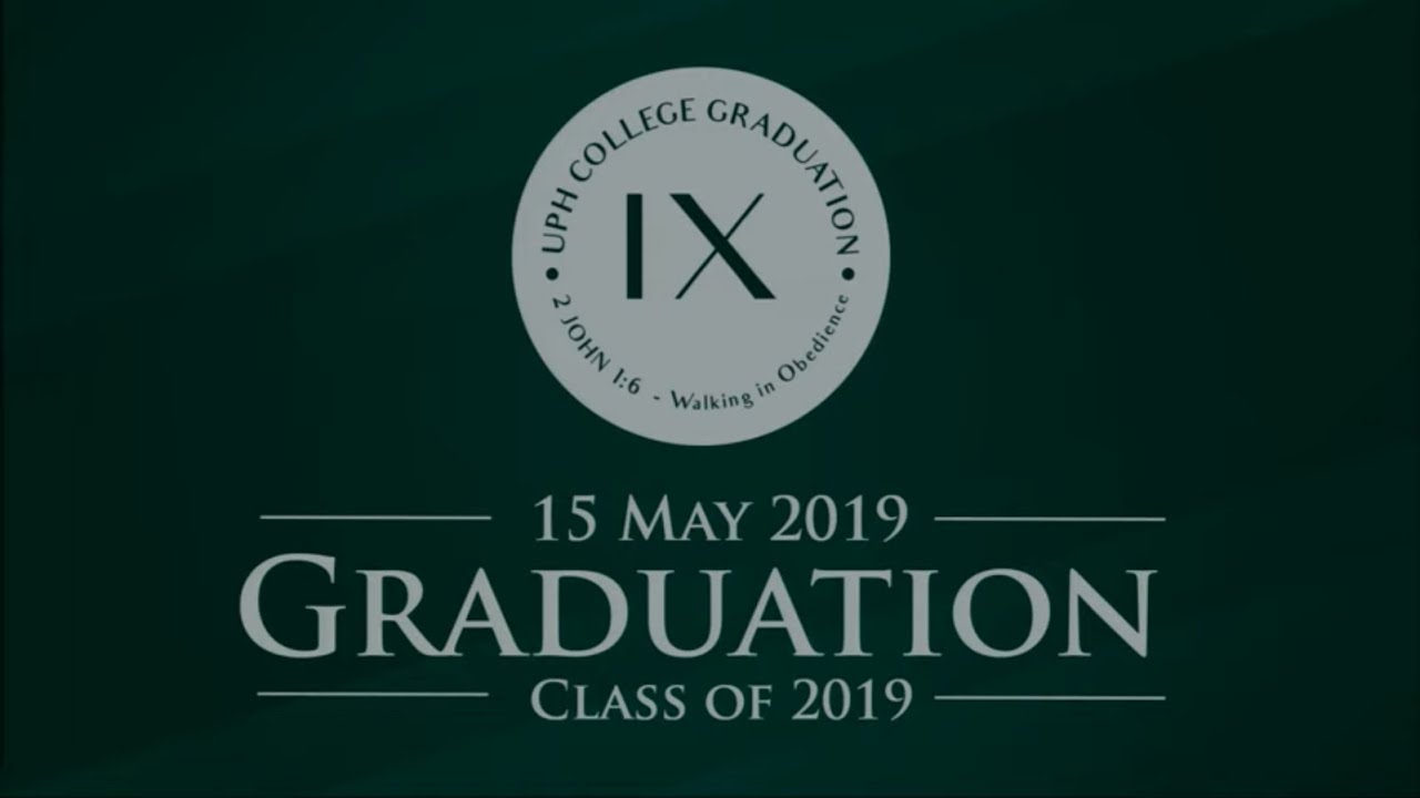 UPH College Graduation IX - LIVE on YouTube! - YouTube