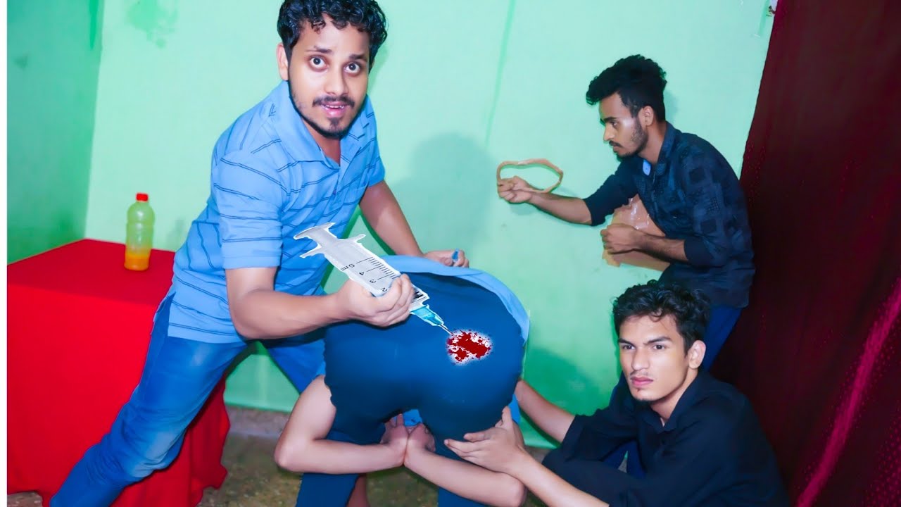 Murga punishment 🐓 sitting challenge funny video 😛 | injection ...