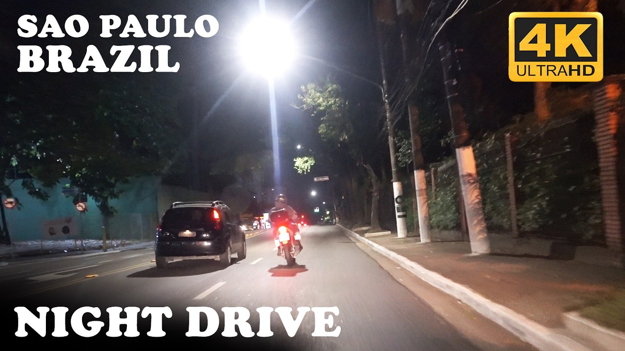 Driving at Night in São Paulo, Brazil | DRIVING TOUR - Virtual City ...