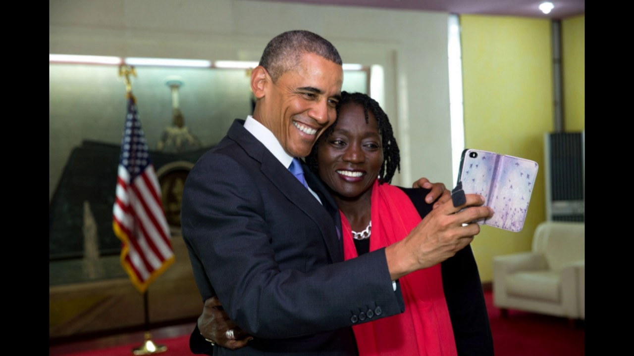 Auma Obama tells Gidi what Obama is upto after Presidency - YouTube