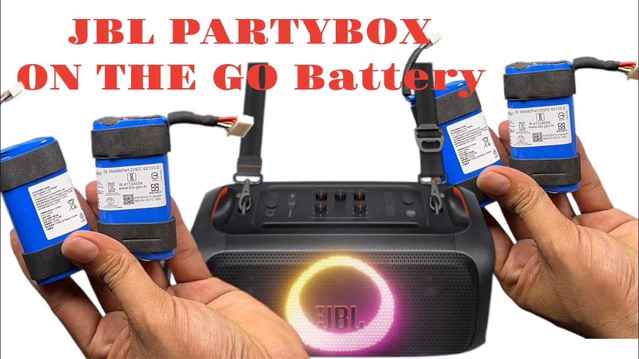 JBL Party box on the go Battery replacement 🪫🔋 How to replacement JBL ...