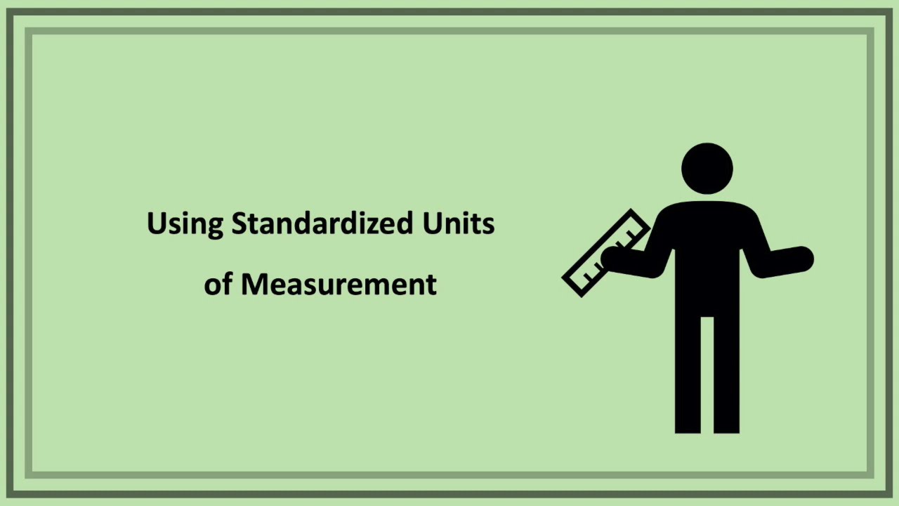 Measure Hunt Part 3 Standardized Units - YouTube