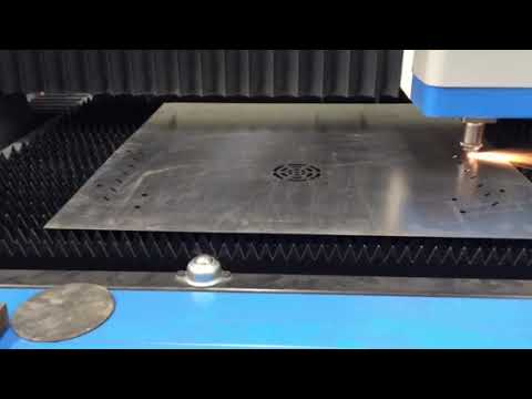 1mm CS sheet metal cutting - YouTube
