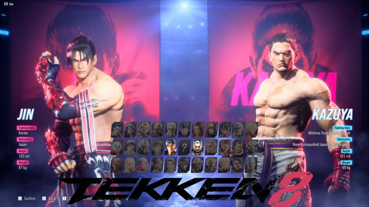 TAKKEN 8 | 1v1 Gameplay | Ultra High Graphics | Jin Kazama vs. Kazuya ...