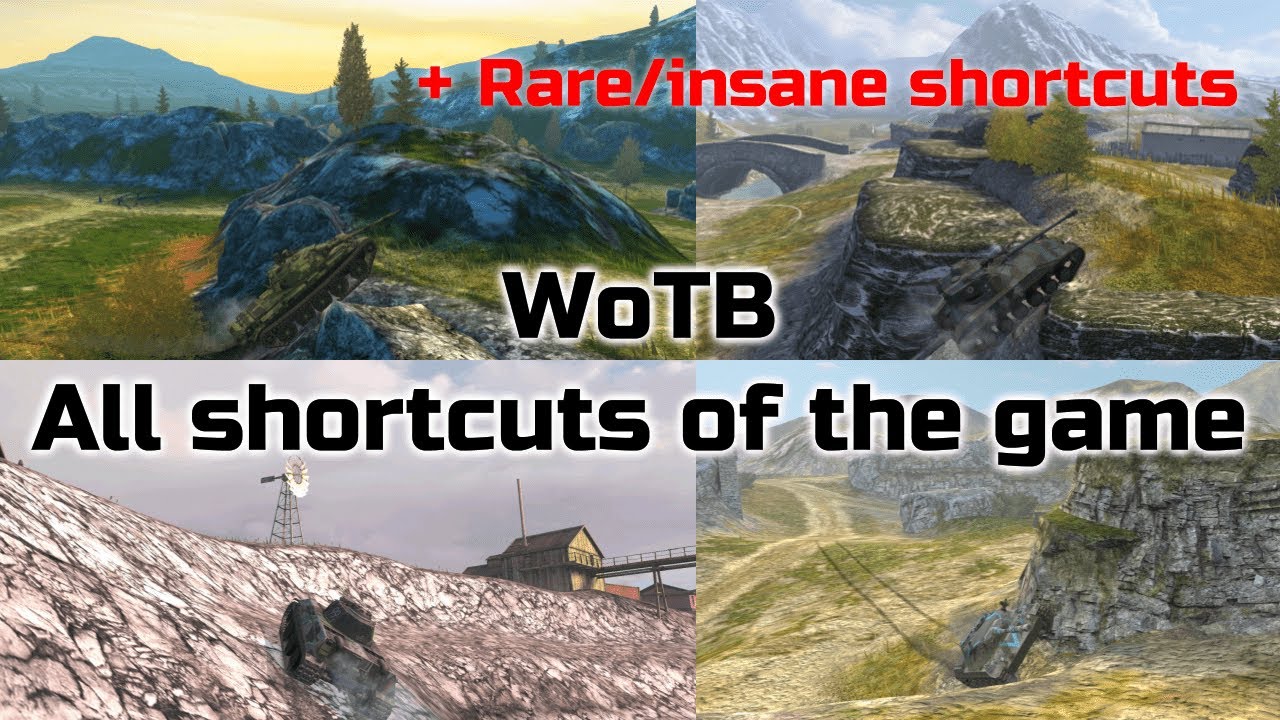 WoTB - all shortcuts of the game! - YouTube