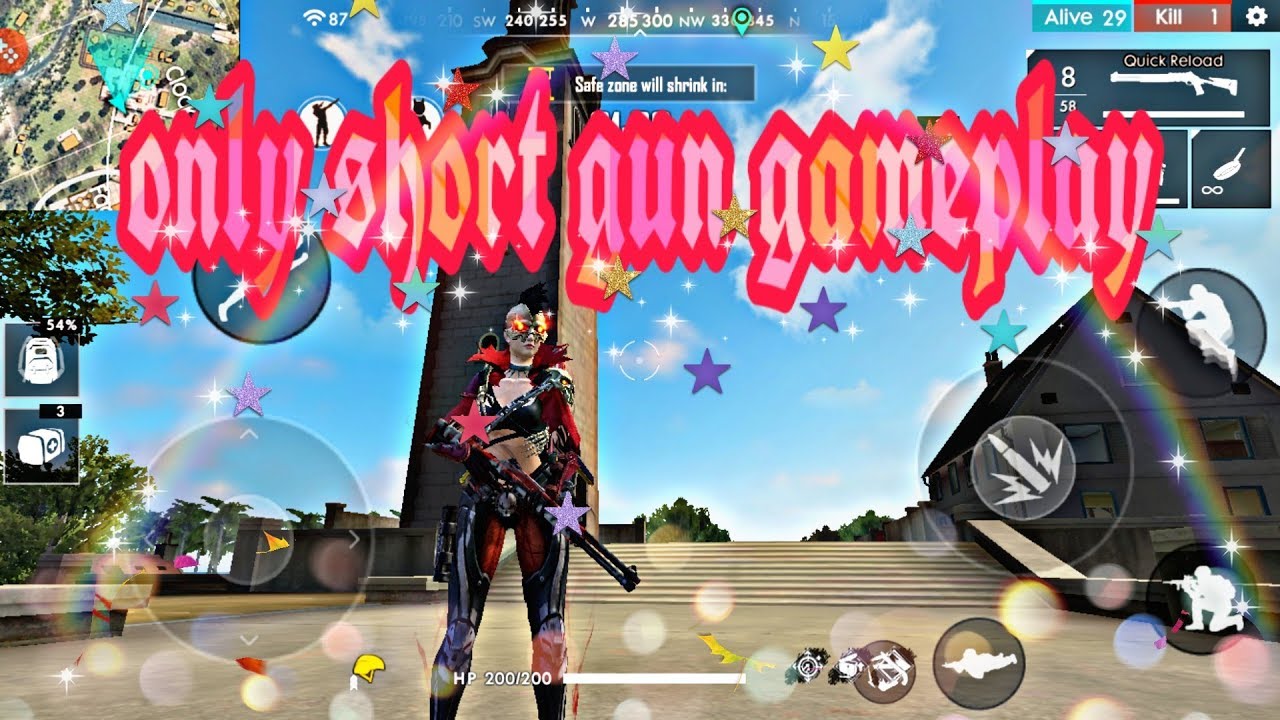 Only short gun gameplay 😜😜😜🤩🤩🤩🤗🤗🤗😘😘😘 - YouTube