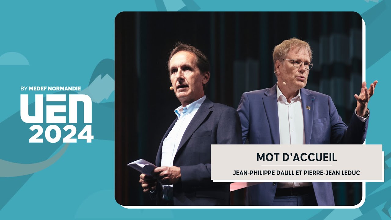UEN 2024 - Ouverture par Jean Philippe DAULL et Pierre Jean LEDUC - YouTube