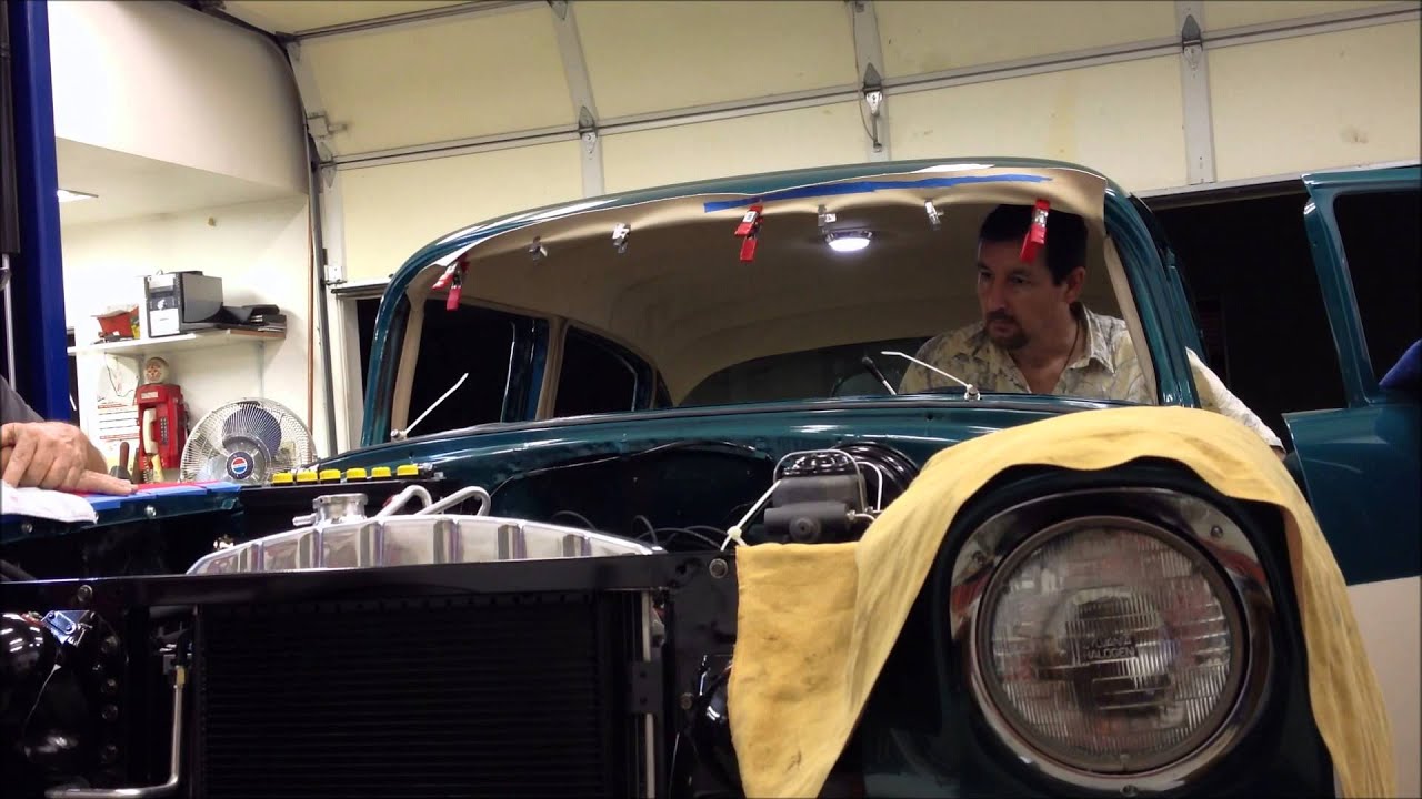 First run of a 1956 Chevrolet 265 V8 - YouTube