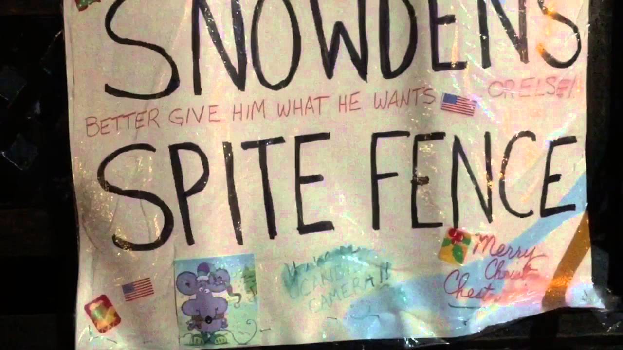 Spite fence appears - Richard Snowden / Bowman Properties Monopoly Game ...