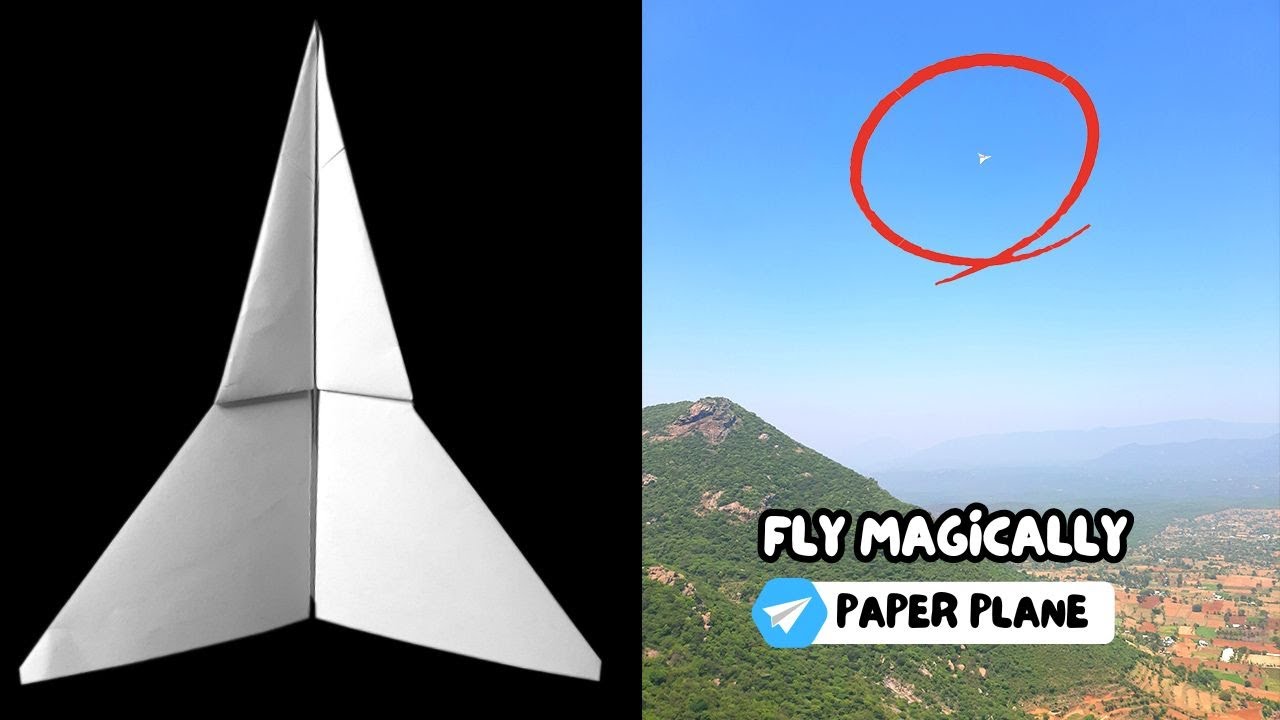 How to Make the The Aerodynamics of Hill Flying Paper Plane | Soaring ...