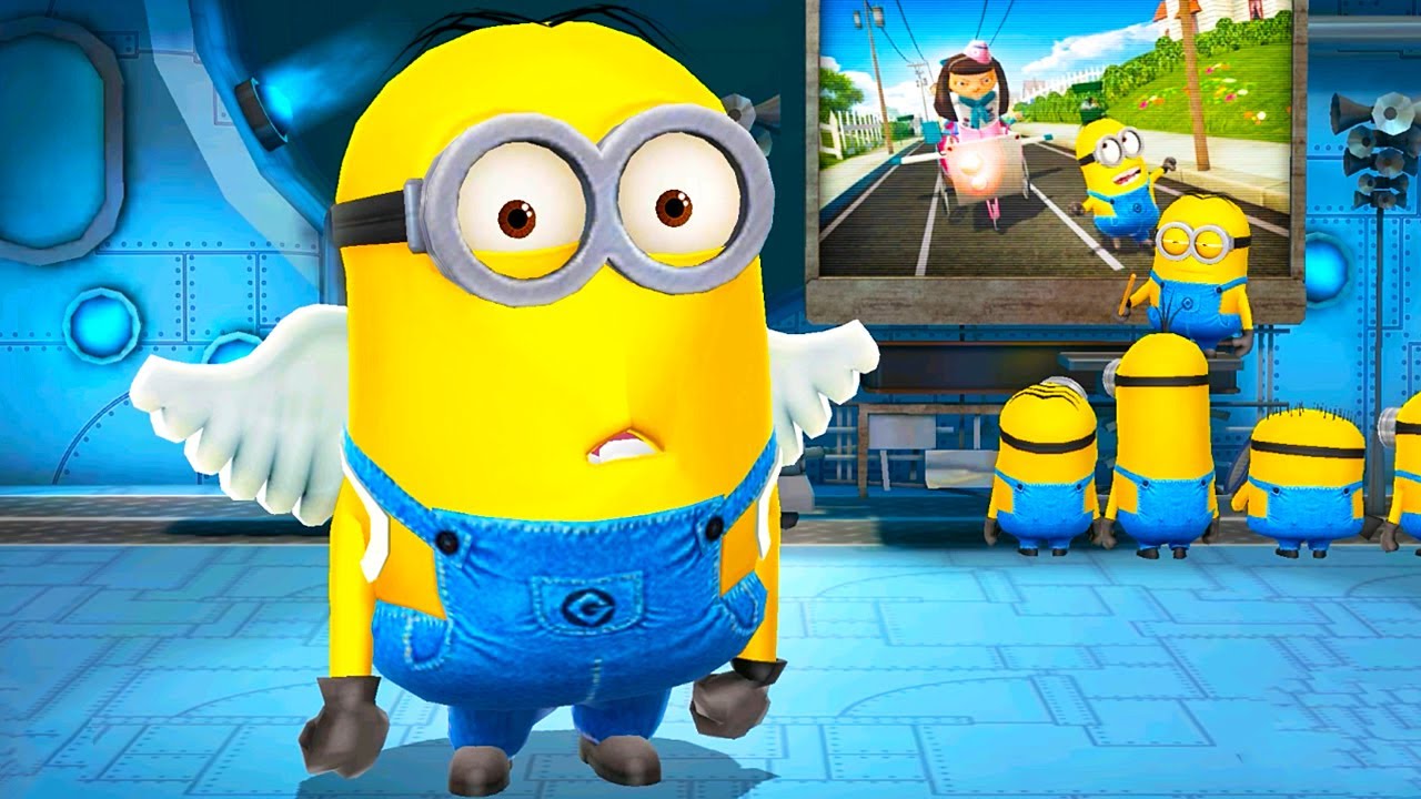 Minion rush Boss Battle ! Cupid Minion with Minion Mowers Vs Meena and Cookie bots - YouTube