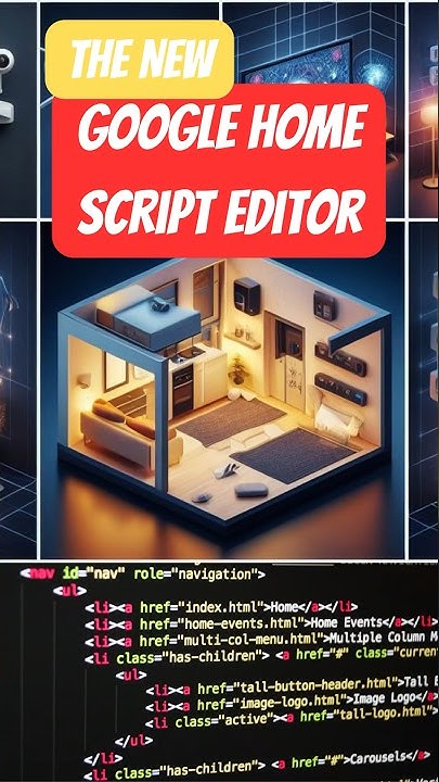 #googlehome Script Editor - YouTube