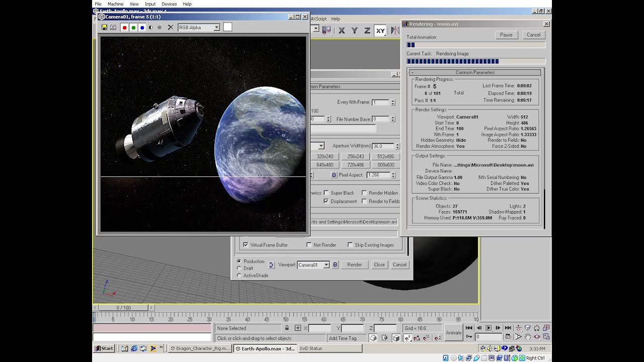 3D Studio Max 4.2 on Windows 2000 (VirtualBox) - YouTube