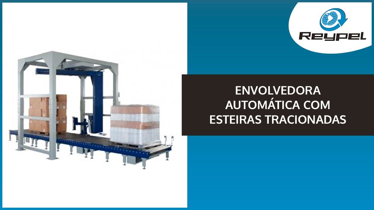 Envolvedora Automática com esteiras tracionadas - YouTube