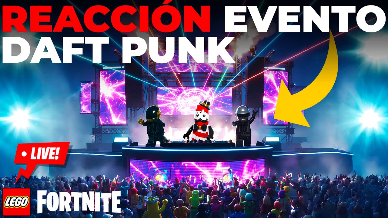🔴 EN DIRECTO evento de DAFT PUNK en LEGO Fortnite! - YouTube