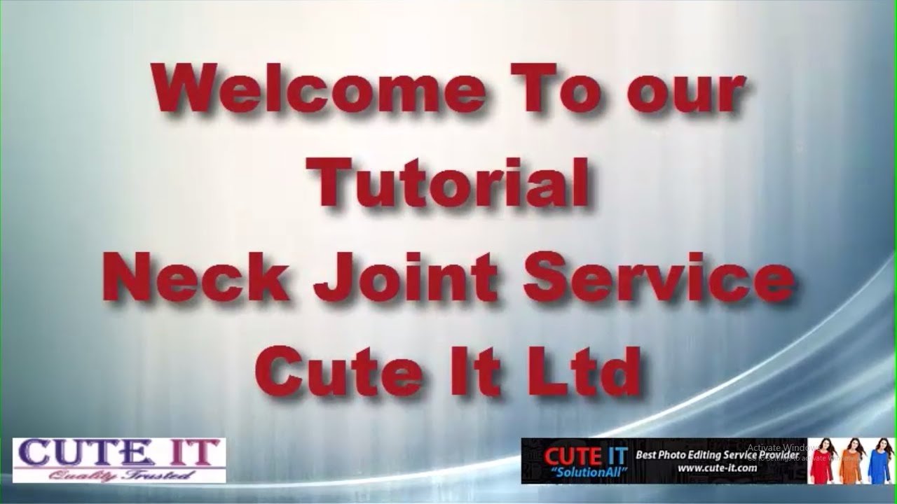 Neck Joint Tutorial Cute It Ltd - YouTube