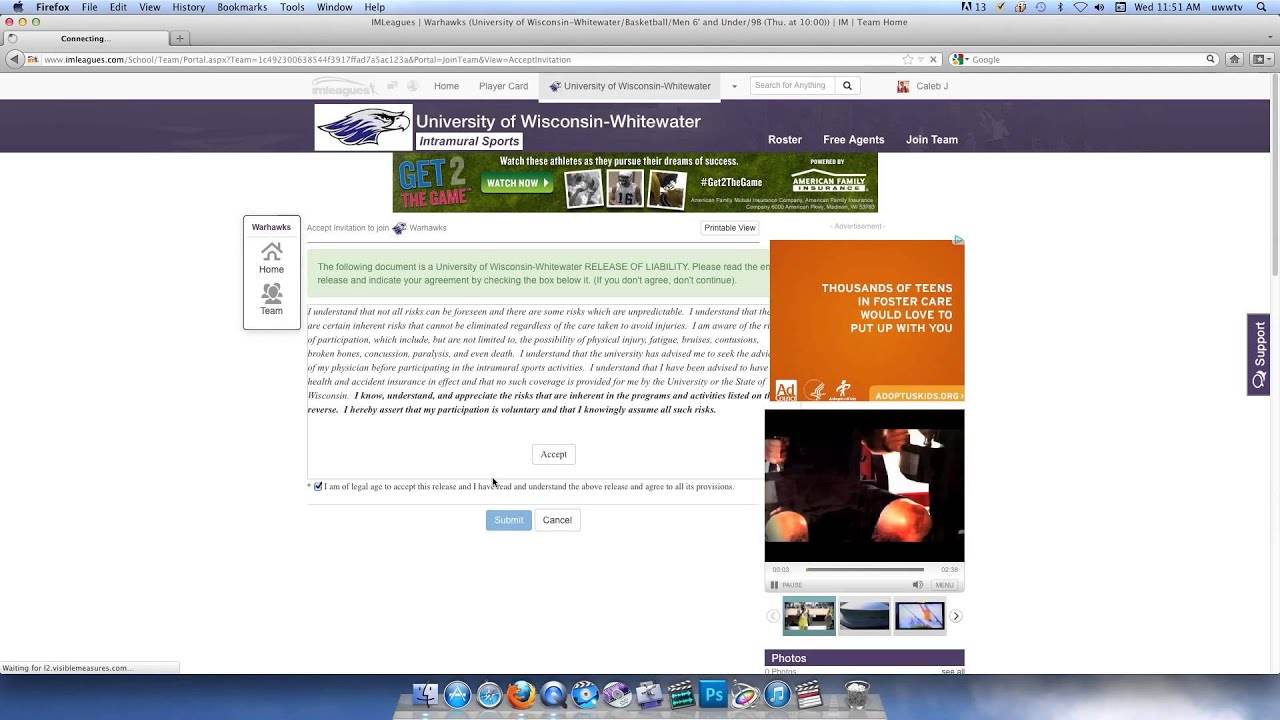 IMLeagues - How to Join a Team - YouTube