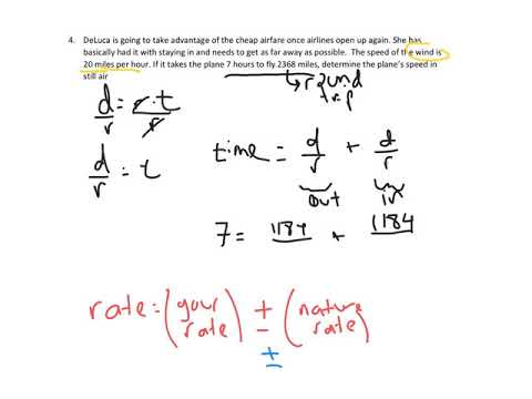 Homework distance problem 2 - YouTube