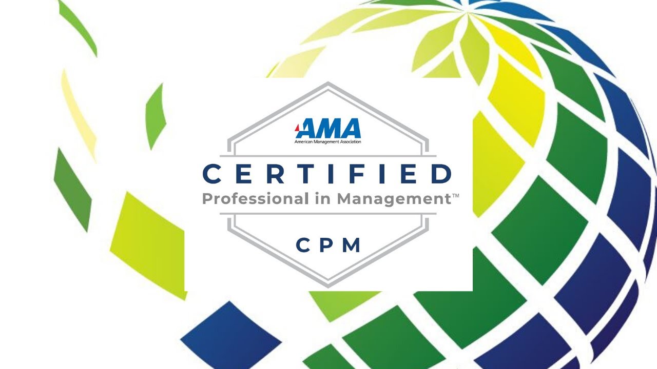 MCE AMA Certified Professional in Management Video - YouTube