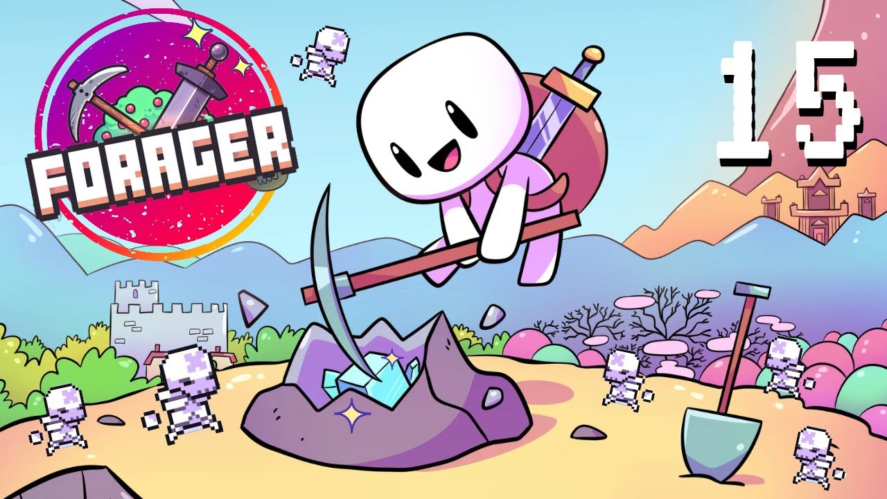 SKULL BRAZIERS | GRAVEYARD BIOME | WE LOVE FORAGER! | EP. 15 | NO ...