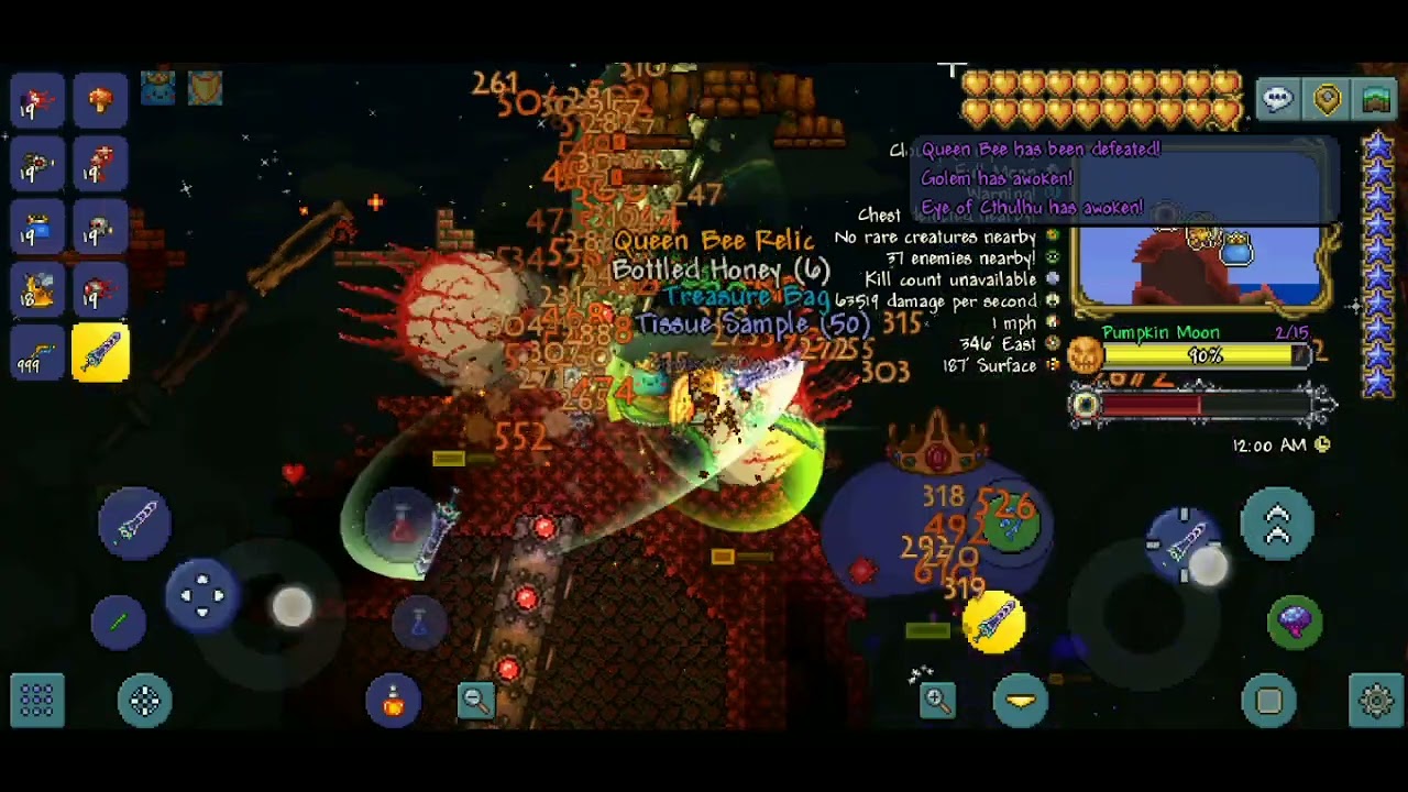 Terraria - Test Legendary Zenith với một số boss chế độ master :vvv ...