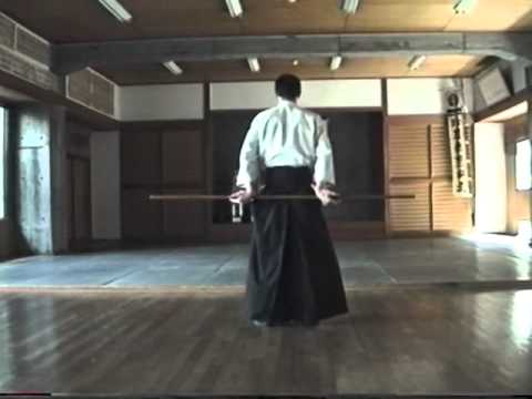 Bo Nuki - Japanese Bojutsu Staff stretches & morning exercises - YouTube