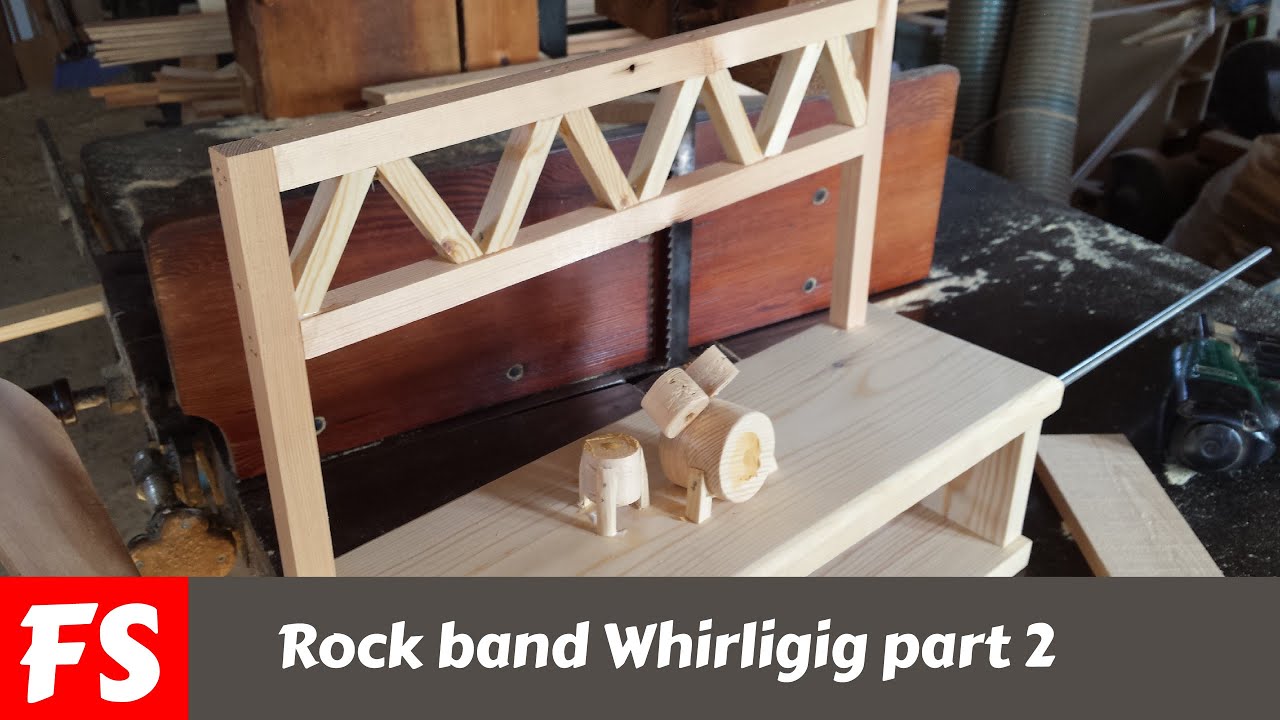 How to make a Rock band whirligig (Part 2) - YouTube