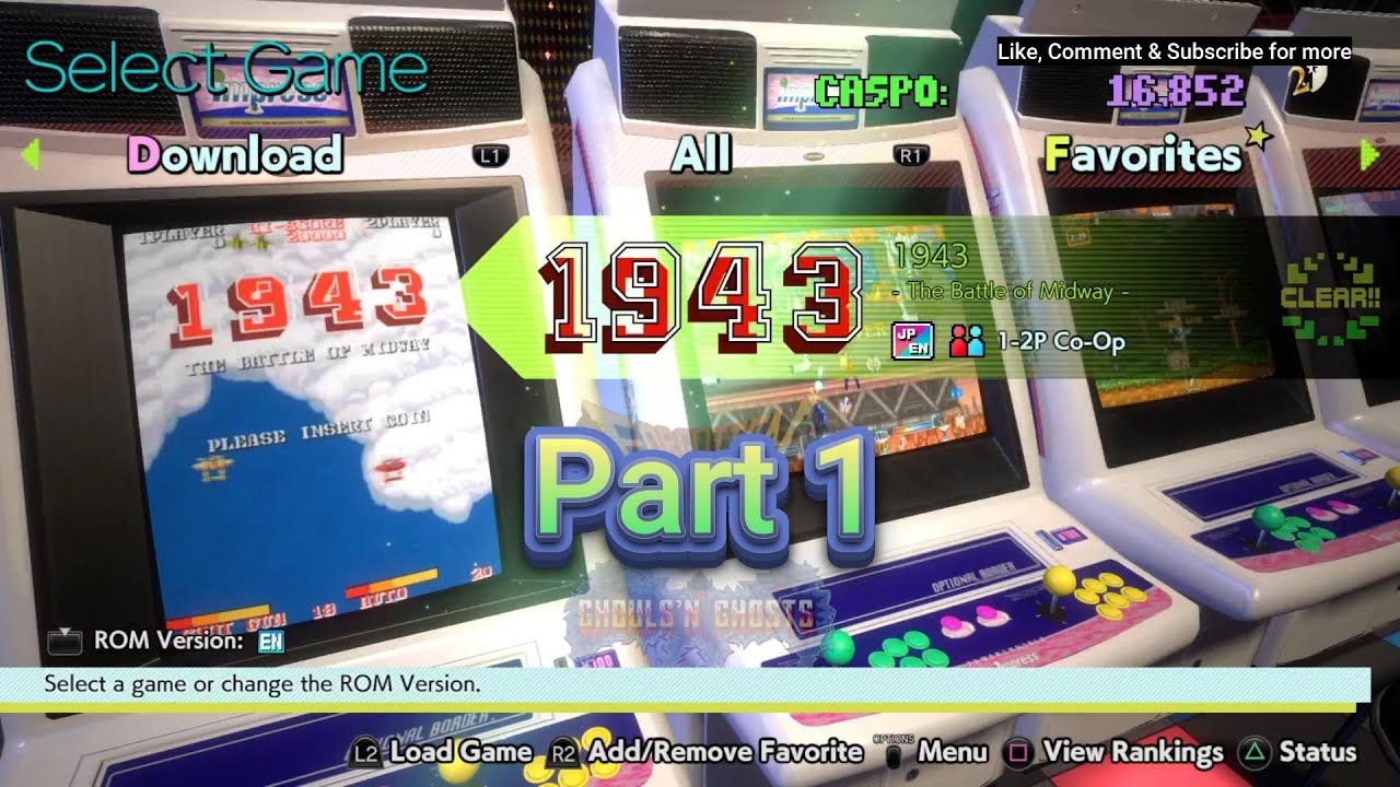 Capcom Arcade Stadium - 1943: The Battle of Midway Gameplay #freegame # ...