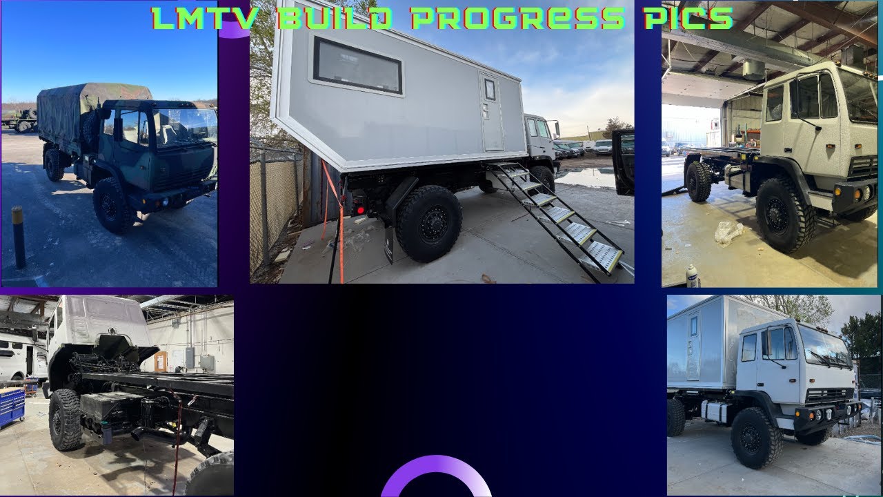 LMTV Overland Build Pics - YouTube