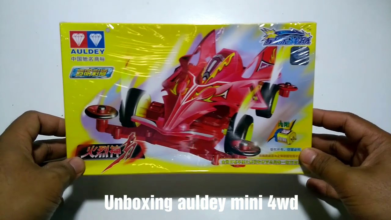 Auldey mini 4wd clear MERAH - YouTube